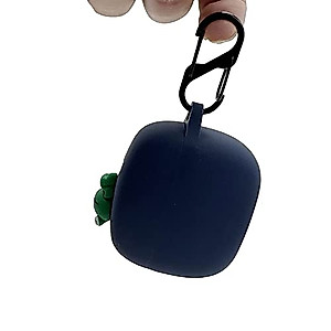 Cartoon Kawaii Case for JBL Tune 215TWS Earbuds, Seadream Portable Cute 3D Animal Cartoon Silicone Scratch Shock Protective Cover with Carabiner (Sleeping Frog)