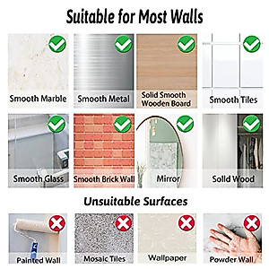 DKHDBD Large Adhesive Hooks, 16-Pack Hold 44lb(Max) Heavy Duty Sticky Hooks, Waterproof Transparent Hooks for Hanging, Self-Adhesive Traceless Clear Wall Hooks to Use for Keys Robe & Towel
