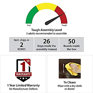 Little Seeds Rowan Valley Arden 6 Drawer Grey Changing Dresser