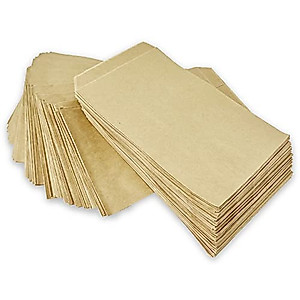 10"x13" - 100 Count - Flat Brown Kraft Paper Bags by Flexicore Packaging®, Shopping, Mechandise, Party, Gift Bags