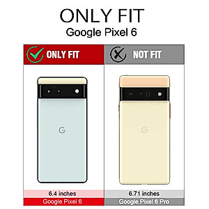 BENTOBEN Pixel 6 Case, Google Pixel 6 Case, 3 in 1 Heavy Duty Rugged Hybrid Shockproof Hard PC Cover Soft Silicone Bumper Impact Resistant Protective Phone Cases for Google Pixel 6 6.4 Inch, Black