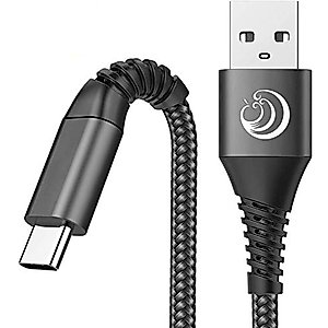 USB C Cable 3A Fast USB Type C Cable【2 Pack 6FT】Phone Charger Cord Fast Charging Cable for Samsung Galaxy S9/S8/A50/A51/A71/A20/A21/A20e/A10e/A11/S20,Note 20/9/8,LG Stylo 4/5 K51,LG V30/G6/G5,Moto Z.