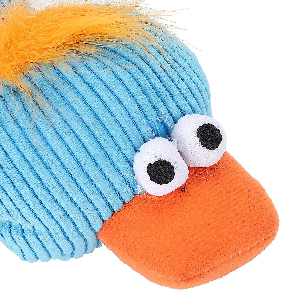 Zerodis 2PCS Squeaky Stuffed Pet Dog Toys Chew Toy with Squeakers Soft Plush Duck Monkey Sound Toys for Puppies Teething Small Medium Large Dogs