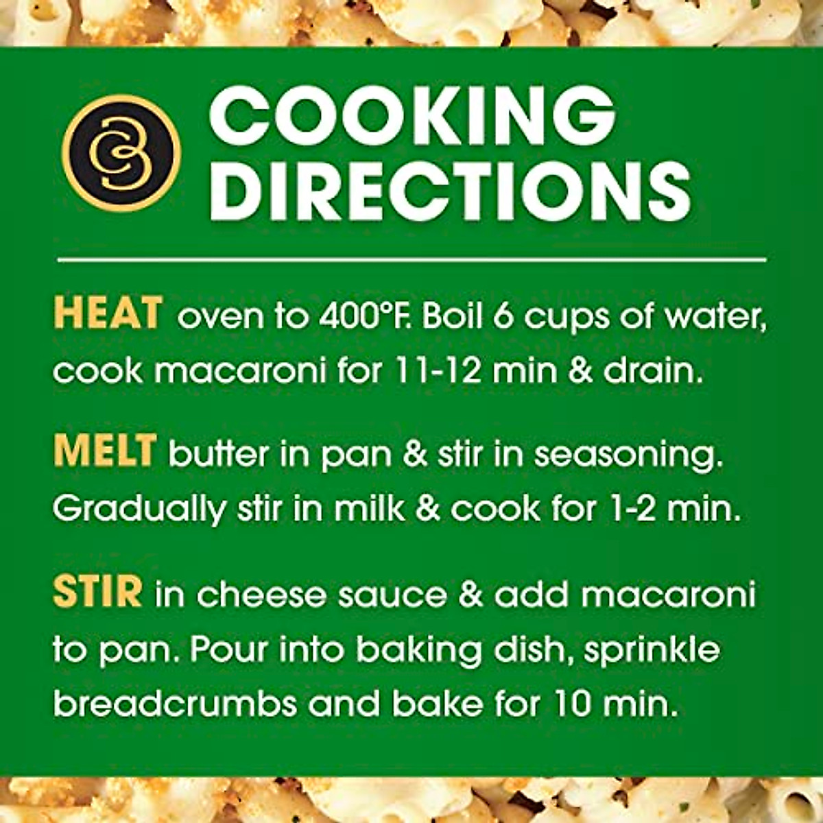 Cracker Barrel Oven Baked Sharp White Cheddar Macaroni and Cheese Dinner (12.3 oz Pouch)