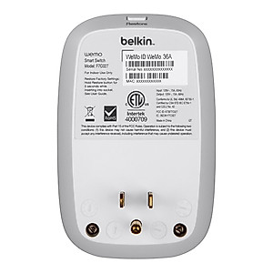 WeMo Switch Smart Plug, Works with Alexa