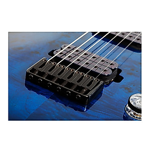 Schecter Omen Elite-6 Electric Guitar - See Thru Blue Burst