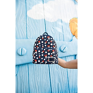 Loungefly Women's Disney Minnie Mouse Polka Dot Blue Backpack
