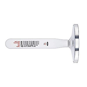 OXO Good Grips Chef's Precision Analog Leave-In Meat Thermometer,Silver,1 EA