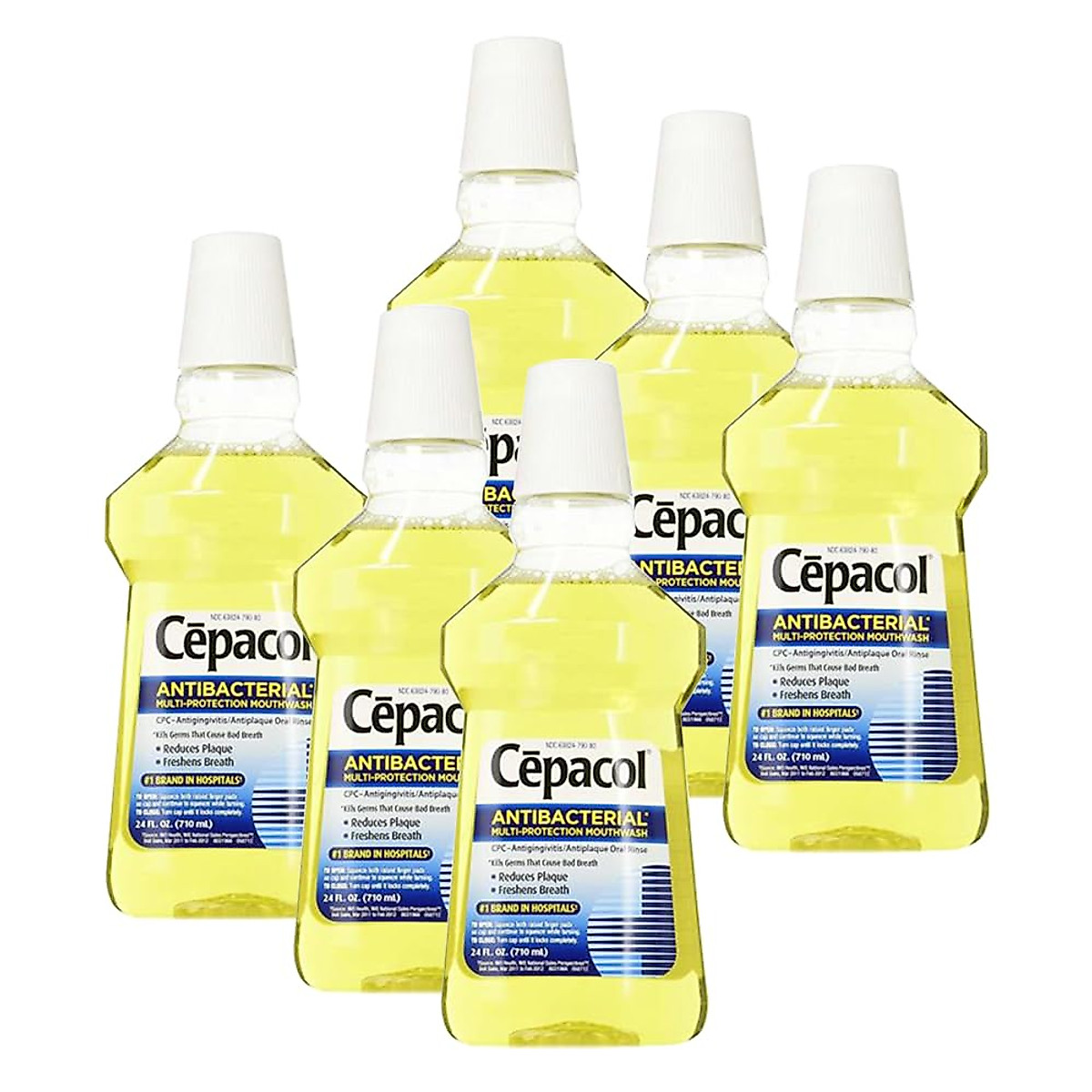 Cepacol Antibacterial Mouthwash and Gargle Gold 24 oz. (Pack of 6)