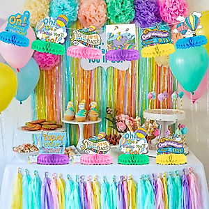 9Pcs Oh The Places You'll Go Decorations Oh The Places Party Decorations Graduation Party Centerpiece for Table Oh The Places You Will Go Decorations Kindergarten Graduation Decorations