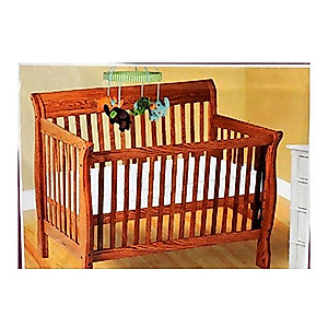 Deluxe Vinyl Zippered Crib Mattress Cover Full Encasement 28" x 52" Standard Size Waterproof