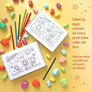 Open Road House Stacking Rocks - Stacking Stones - 16 pc Wooden Stacking Rocks for Kids - Sorting & Stacking Toys - Balancing Stones - Wooden Stacking Stones - Rock Blocks Kids (Orange Green Purple)