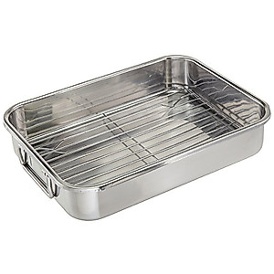 ExcelSteel 591 Roasting Pan, Stainless