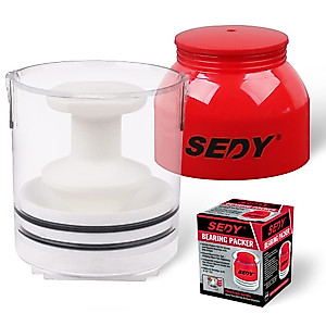 Premium Bearing Packer Kit - Effortlessly Flushes Old Grease and Repacks Wheel Bearings - Compatible with