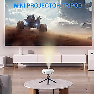 Mini Projector Tripod, JCWINY Metal Mini Tripod with Ball Head Mount, Desktop Tabletop Stand Tripod for Mini Projector, Smooth 4, Osmo Mobile, Vimble 2, Gimbal Handle Grip Stabilizer and All Cameras