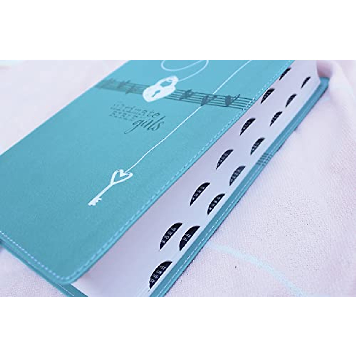 NIV, Ultimate Bible for Girls, Faithgirlz Edition, Leathersoft, Teal, Thumb Indexed Tabs