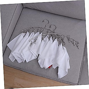 Zerodeko 2 Pack Clothes Hanger Drip Hanger Laundry Drying Rack Clothes Clips Laundry Hanger Clotheshorse Socks Rack drip Rack Coat Hanger