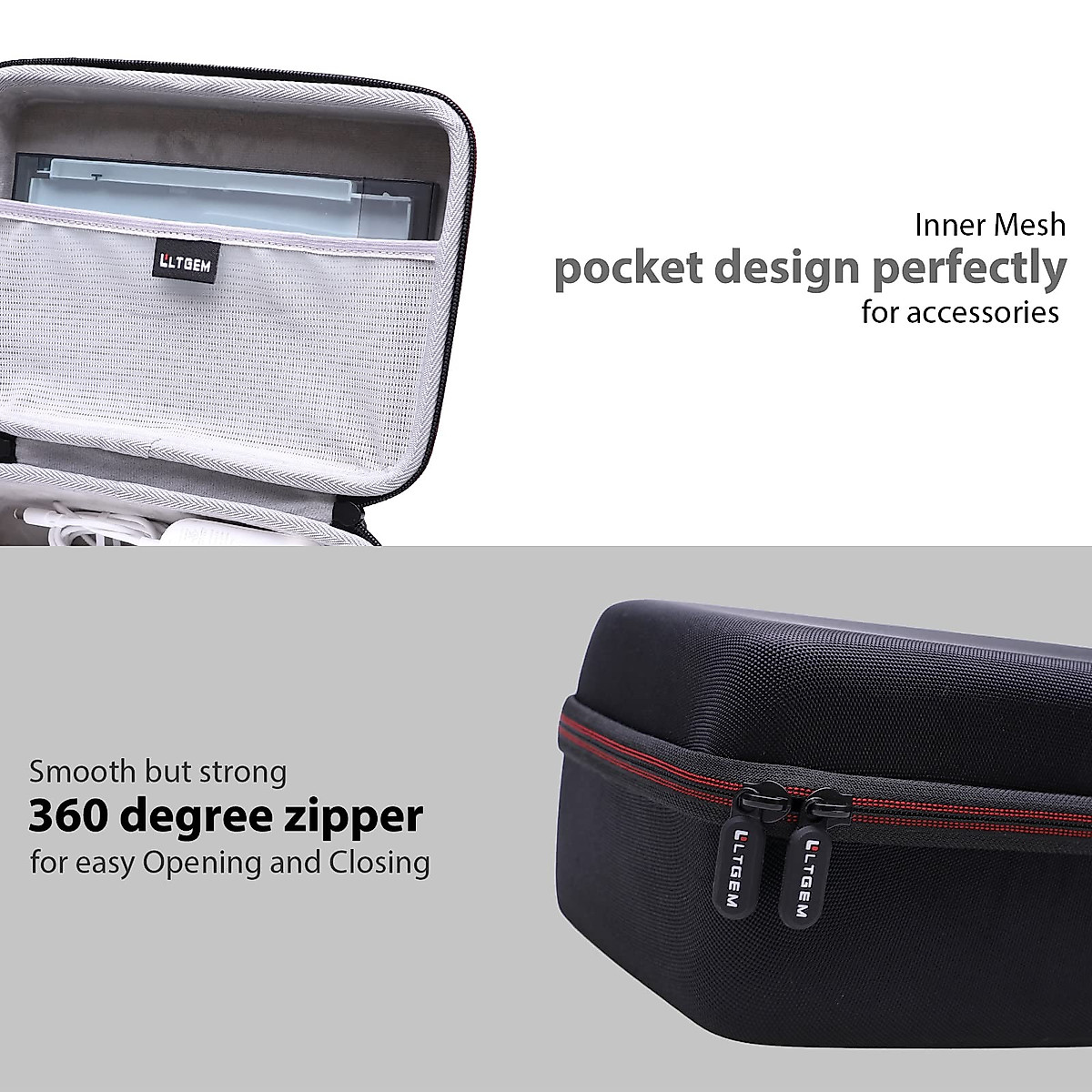 LTGEM EVA Hard Case for Liene 4x6'' Photo Printer, Wi-Fi Picture Printer, Instant Photo Printer for Smartphone