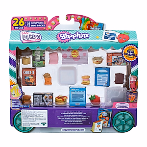 Shopkins Real Littles Snack Time Mega Pack, 13 Plus 13 Real Branded Mini Packs Including 8 Hidden Surprises Inside.