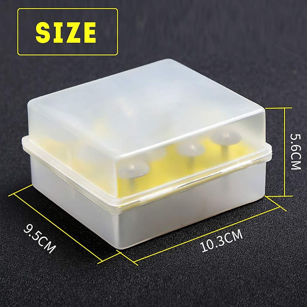 Diamond Cutting Wheel, 10PCS 1/8" Diamond Cutting Discs Cut-off Wheel Blades Set Comepatible with Dremel Rotary Tool by Oudtinx