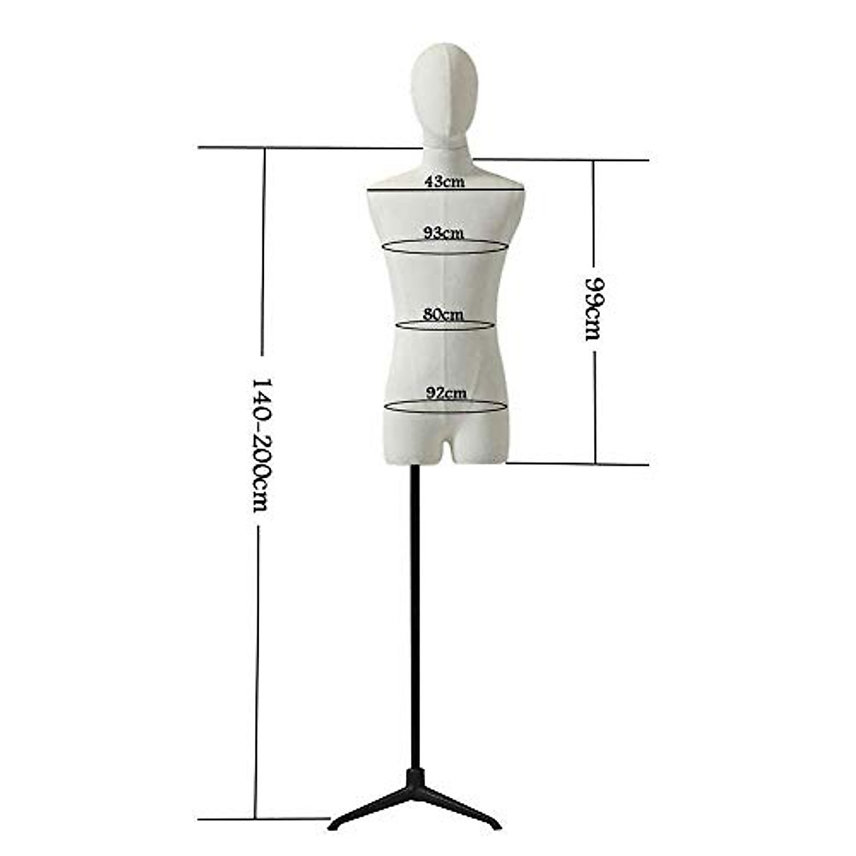 Mannequin Display Stand Male Mannequin Tailor Tailor Shop Window Display Mannequin Torso Clothing Tailor's Dummy