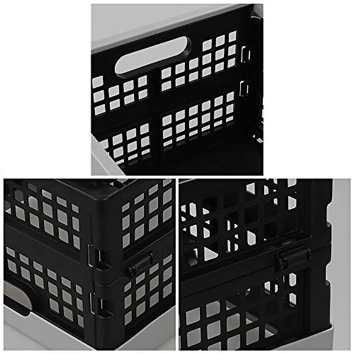 Neadas 16 L Folding Storage Crates, Collapsible Storage Basket, 2 Packs