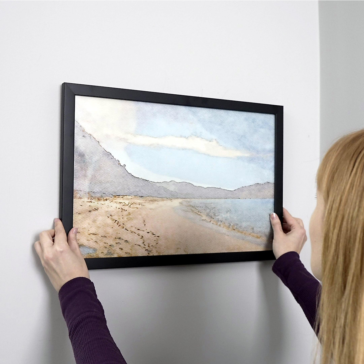 15x40 Frame Black Picture Frame - Complete Modern Photo Frame Includes UV Acrylic Shatter Guard Front, Acid Free Foam Backing Board, Hanging Hardware Wood Wall Frames for Family Photos - no Mat