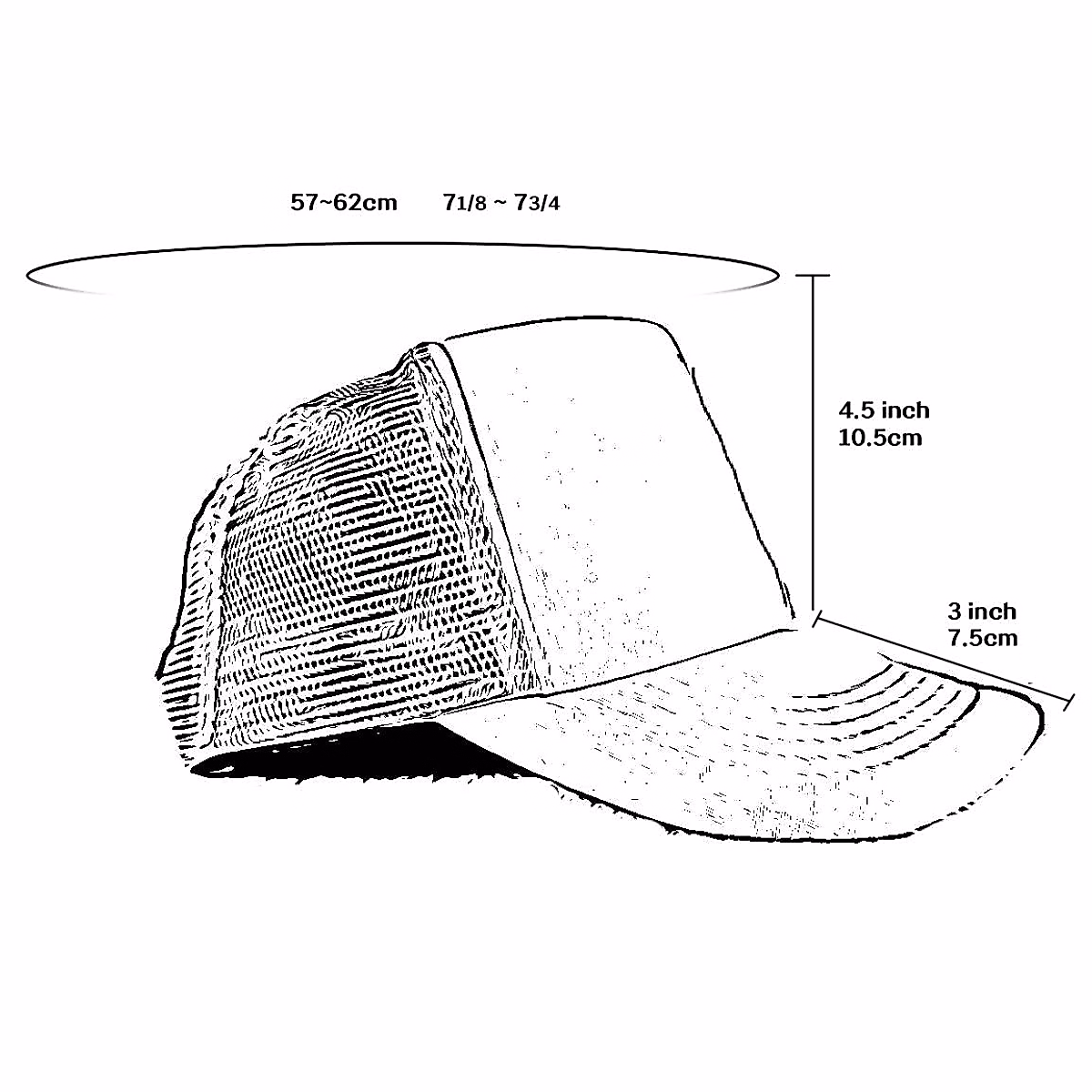 MONOFARBE High Crown Mesh Back Foam Trucker Hat Hip Hop Snapback 5 Panel Sports Baseball Cap Summer Surf Skateboard Hat (Purple)