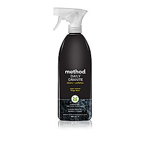 Method Daily Granite Cleaner Spray, Apple Orchard, Plant-Based Cleaning Agent for Granite, Marble, and Other Sealed Stone, 28 fl oz Spray Bottles (Pack of 8)