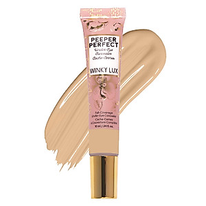 Winky Lux Peeper Perfect Under Eye Concealer, Makeup & Eye Brightener, Full Coverage Concealer for Dark Circles, Color Corrector & Eye Primer, With Collagen, Hyaluronic Acid & Vitamin E (Light Beige)