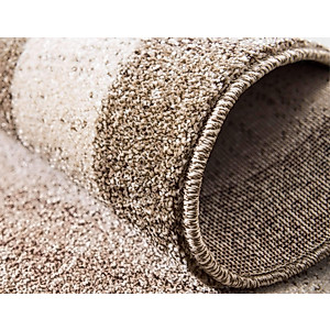 Unique Loom Del Mar Collection Area Rug - Maria (2' 2" x 3' 1" Rectangle, Light Brown/ Ivory)