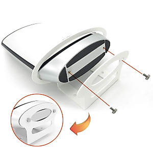 Orbi WiFi 6 Wall Mount, ALLICAVER Sturdy Metal Made Wall Mount Bracket Compatible with Netgear Orbi WiFi 6 Router RBK852,RBS750, RBK752,RBK853. (2 Pack)