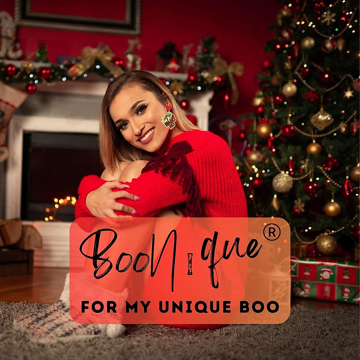 Christmas Earrings, Christmas Outfits Accessories, Christma Part Favors, Stocking Stuffers, Gifts For Women (HOHOHO #1)