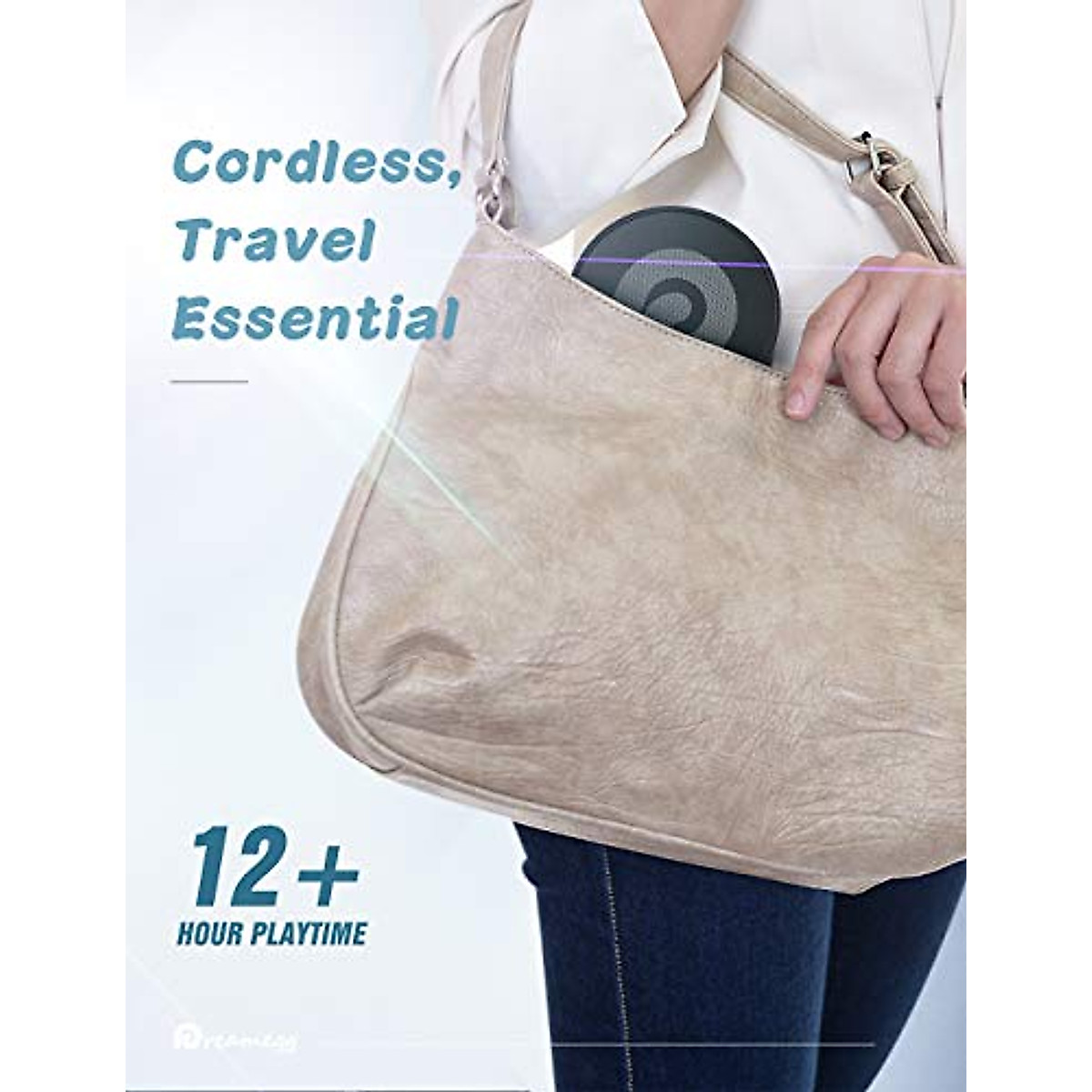 Dreamegg White Noise Machine - D3 Pro Sound Machine for Adults, Rechargeable Sound Machine for Sleeping, 29 HiFi Sound, Battery/Adapter, Auto-Off Timer, Portable Sound Machine for Baby Home Travel