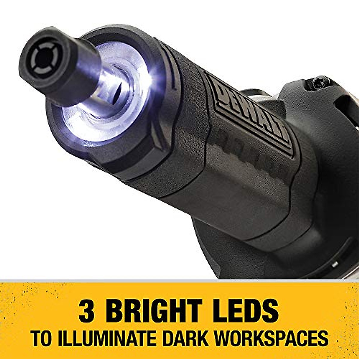 DEWALT Die Grinder, Brushless, Variable Speed, Paddle Switch With Lock-On, 2-Inch (DWE4997VS)