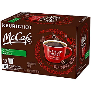 McCafé Decaf Premium Medium Roast K-Cup Coffee Pods (12 Pods)