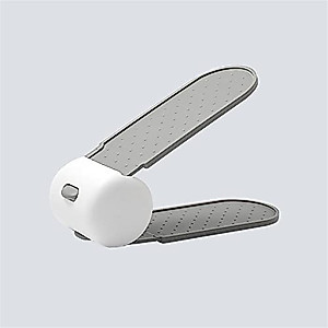 Double Layer Adjustable Shoe Rack Shoe Slots Space for Closet Organization Adjustable Shoe Stacker Space for Double Shoe Rack Holder Workmate 425 Dogs (B, A)