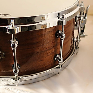 Sawtooth Hickory Wood 14X6.5” Snare Drum, Natural Gloss, 14"x 6.5" (ST-HSD-14x6.5)