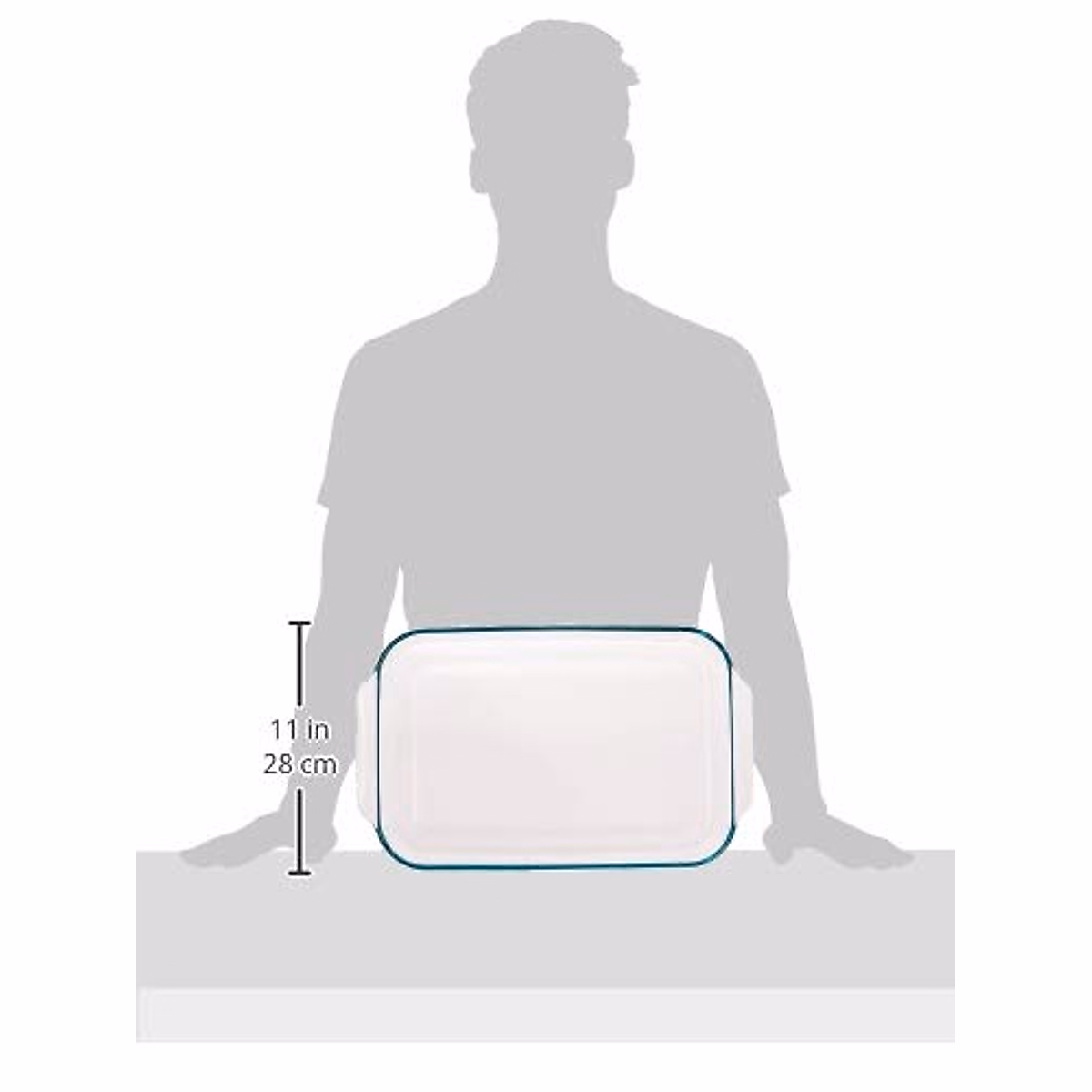 Pyrex Basics 4.8-qt (10” x 15”) Oblong Baking Dish