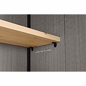 KETER Patio Store 4.6 x 4.0 ft. Resin Outdoor Storage Shed with Paintable and Drillable Walls for Customization-Perfect for Yard Tools and Pool Toys, Grey