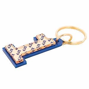 Desert Cactus Sigma Gamma Rho Keychain Line Number # Cross Over Initiation Acrylic Mirrored Decorative SGR Divine 9 (#1 Line Number Keychain)