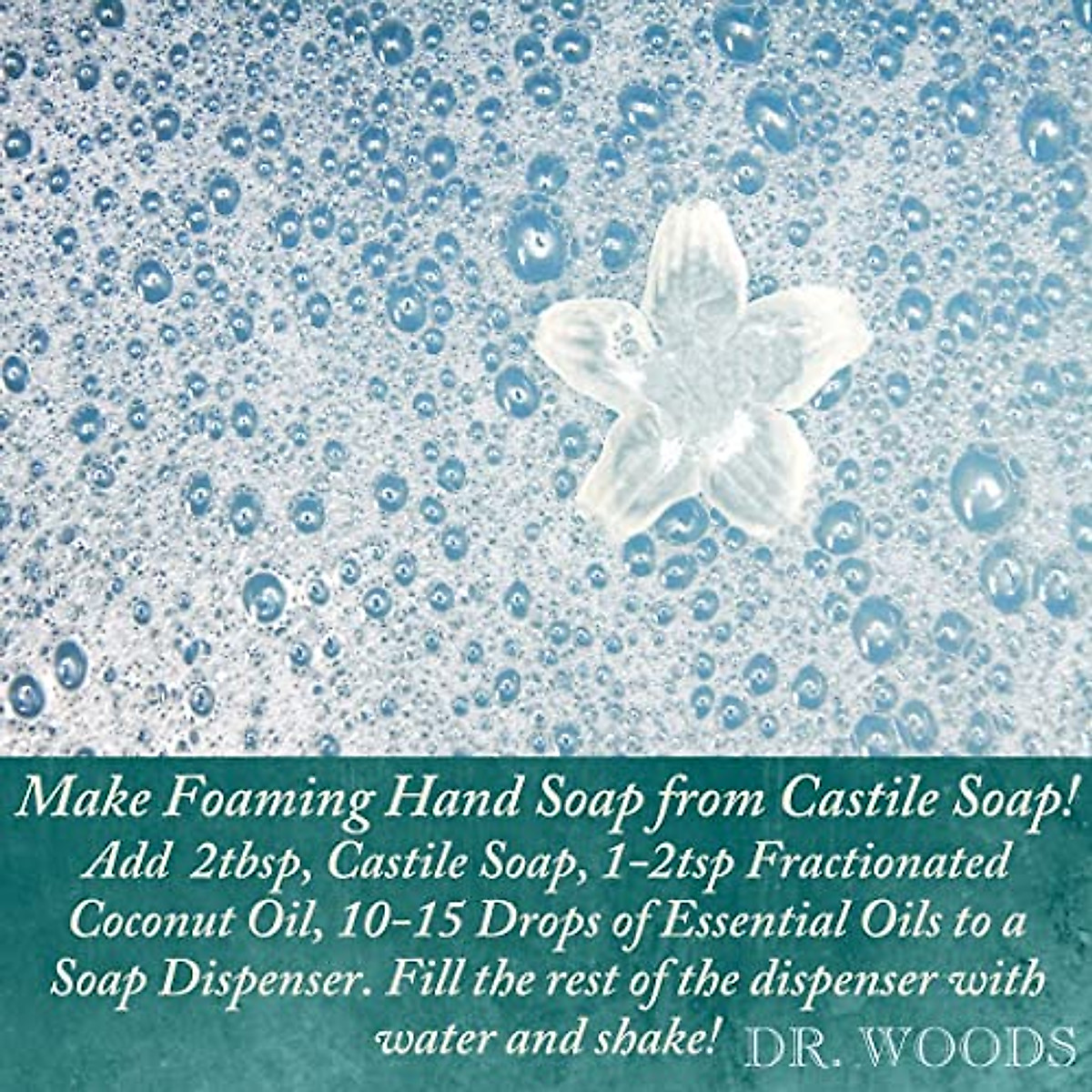 Dr. Woods Peppermint & Tea Tree Liquid Castile Soap with Organic Shea Butter Variety 2 Pack