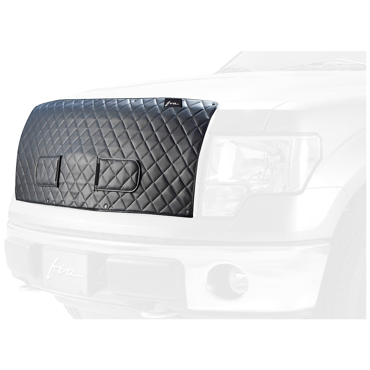 FIA WF922-17 Custom Fit Winter Front/Bug Screen, Black