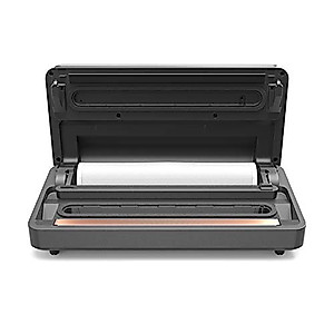 Anova Culinary Precision Vacuum Sealer Pro, Includes 1 Bag Roll, For Sous Vide and Food Storage, black, medium