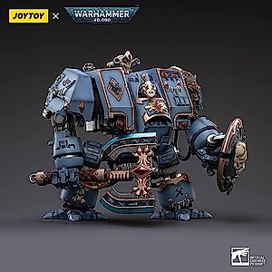 HiPlay JoyToy × Warhammer 40K Officially Licensed 1/18 Scale Science-Fiction Action Figures Full Set Series -Space Marines Space Wolves Venerable Dreadnought Brother Hvor