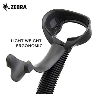 Zebra Gooseneck Stand for LS2208 Series Handheld Scanner Twilight Black 20-61019-02R