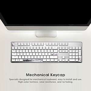 DIY Keycaps Custom Key Caps ESC Keycap Enter Keycap Space Keycap Numpad Enter Keycap Custom Spacebar Keycap Anime Keycaps Spacebar, PTB PC Gaming Mechanical Keyboard Universal Computer Keyboards Cap