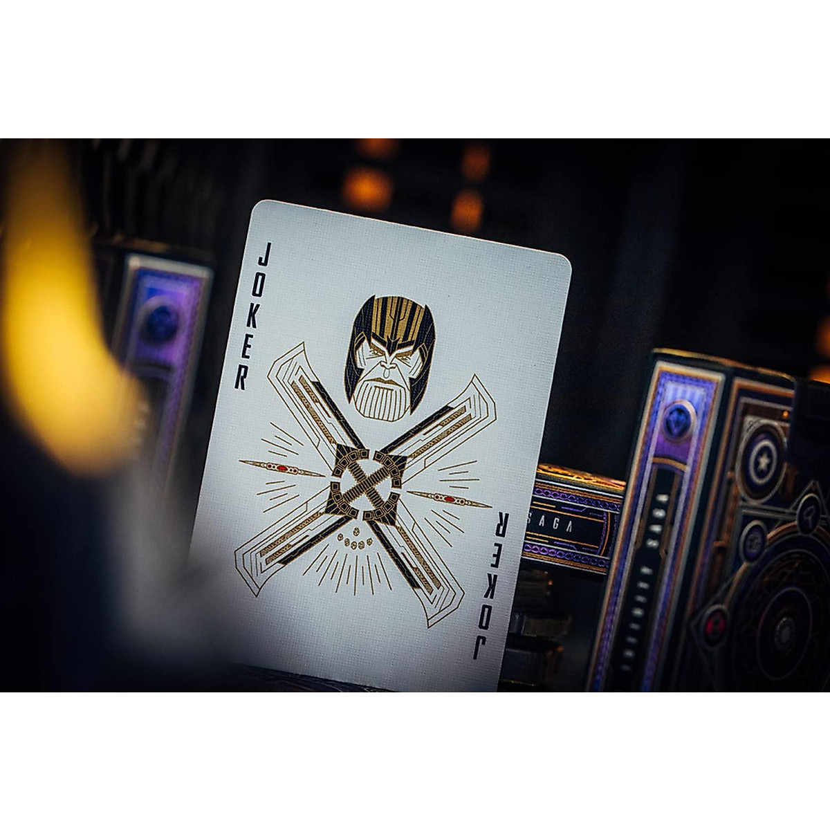 theory11 Avengers Purple Edition Premium Playing Cards - Marvel Studios' The Infinity Saga Deck