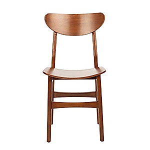 Safavieh Home Lucca Retro Walnut Dining Chair, Set of 2