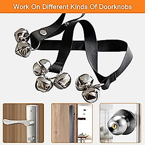 2 Packs of Dog doorbells, Training Adjustable Dog Bells, A Convenient Way to Train Your Puppy-7 Oversized 1.4 doorbells